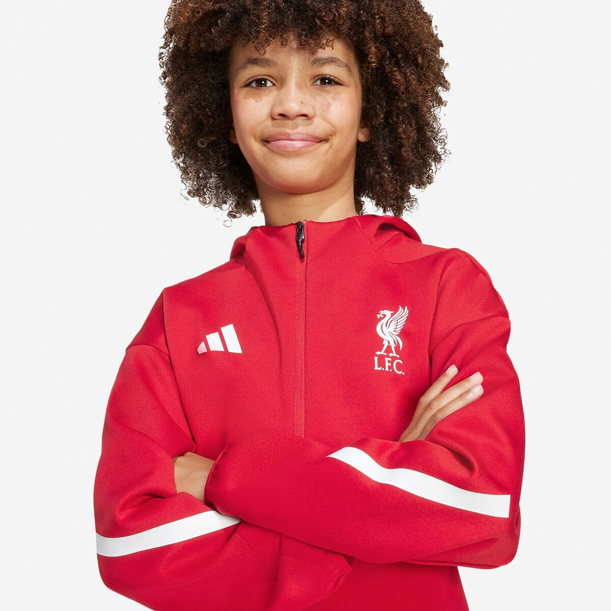 LFC adidas Kids 25/26 Home Anthem Jacket | Liverpool FC Store