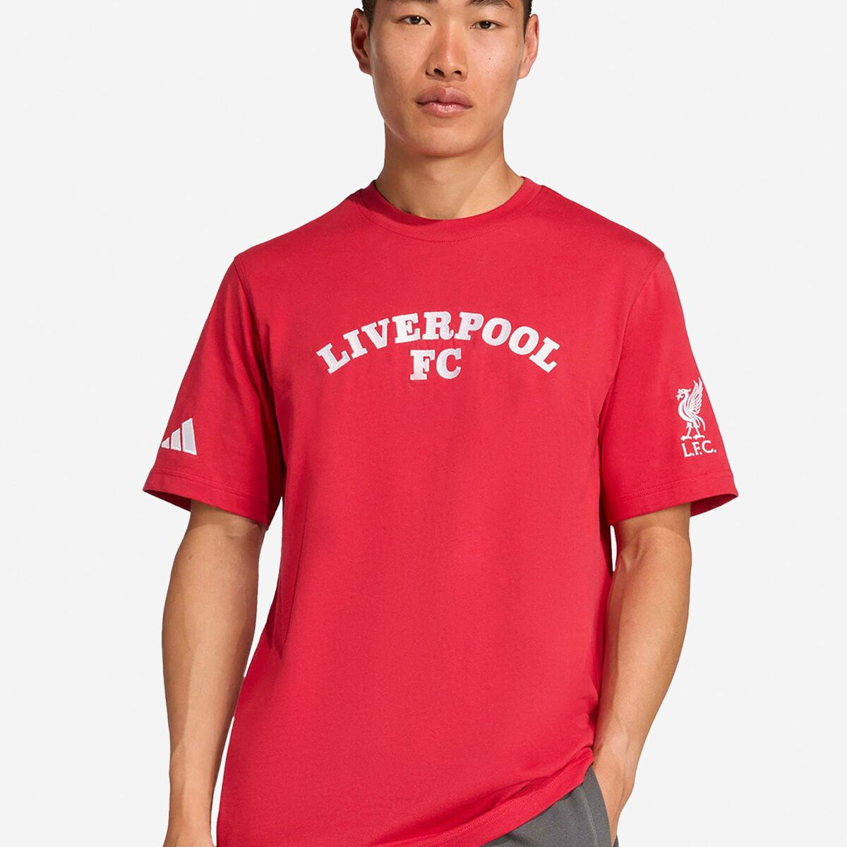 LFC adidas Mens 25/26 US Pack Tee Red | Official Liverpool FC Store ...