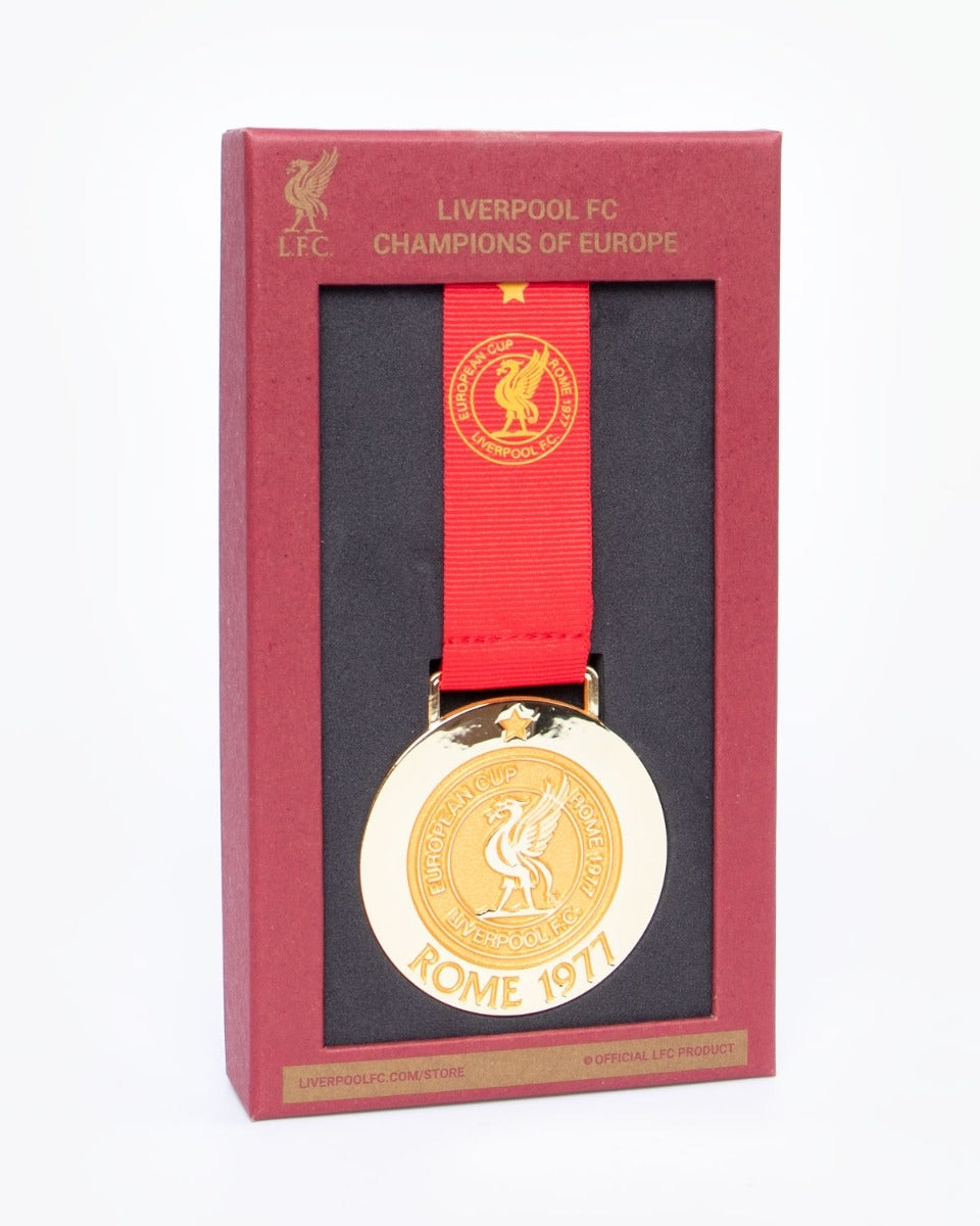 LFC European Cup Medal Rome 1977 | Official Liverpool FC Store Middle East