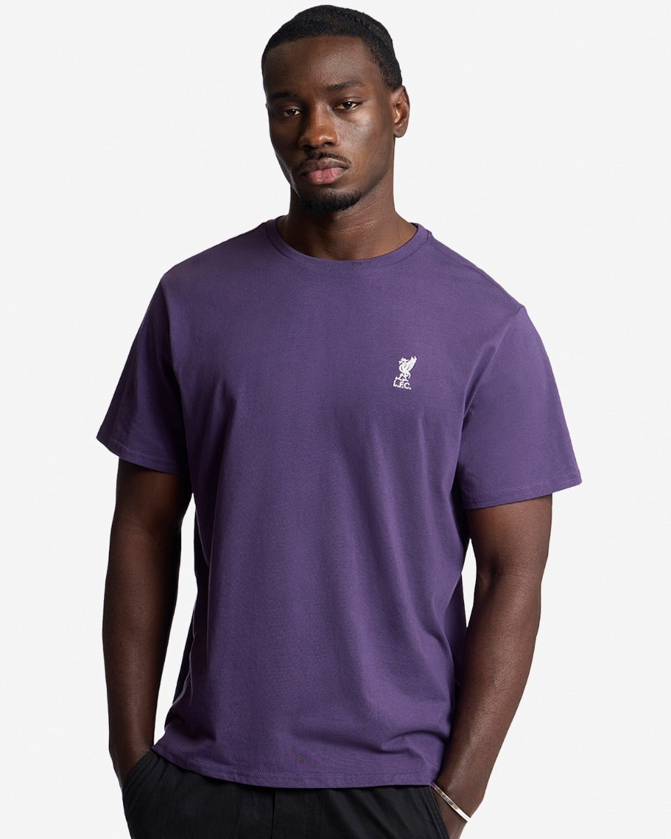 LFC Mens Liverbird Emblem Tee Purple | Liverpool FC Store