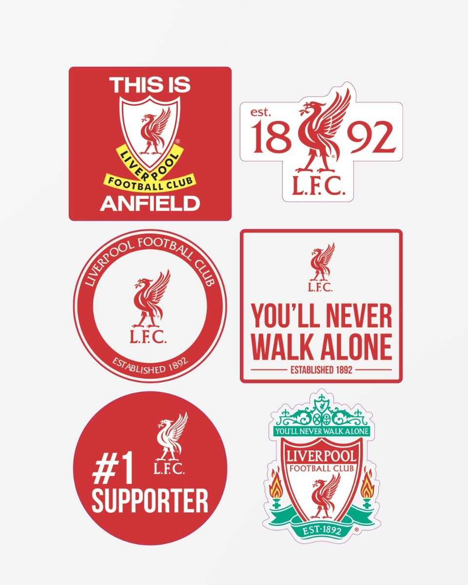 LFC Multi Set Car Stickers | Liverpool FC Store